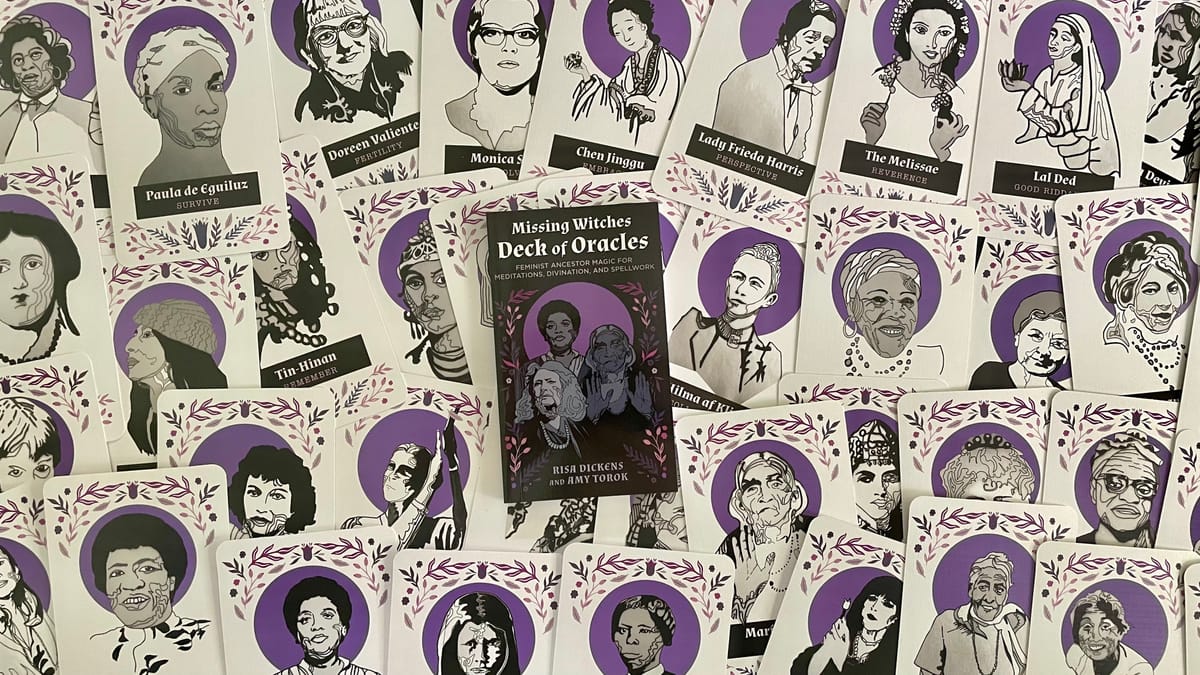 Invite: LITHA Circle: Ancestors in Bloom! Introducing the Missing Witches Deck of Oracles